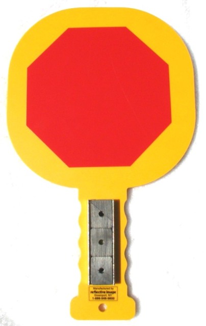 Crossing Guard Paddle Smiley/Stop with Magnet | A Parts Warehouse ...
