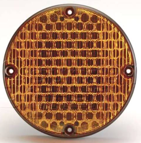 7" LED Warning Light Amber - School Bus Parts for Sale - A Parts Warehouse