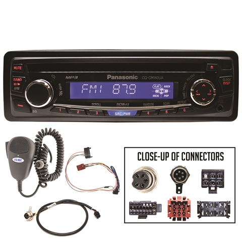 Panasonic Radio Kit Am Fm Mp3 Aux Cd Player W Pa Blue Bird A Parts