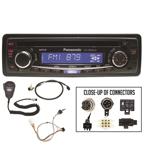 Panasonic Radio Kit Am Fm Cd W Pa International School Bus Parts